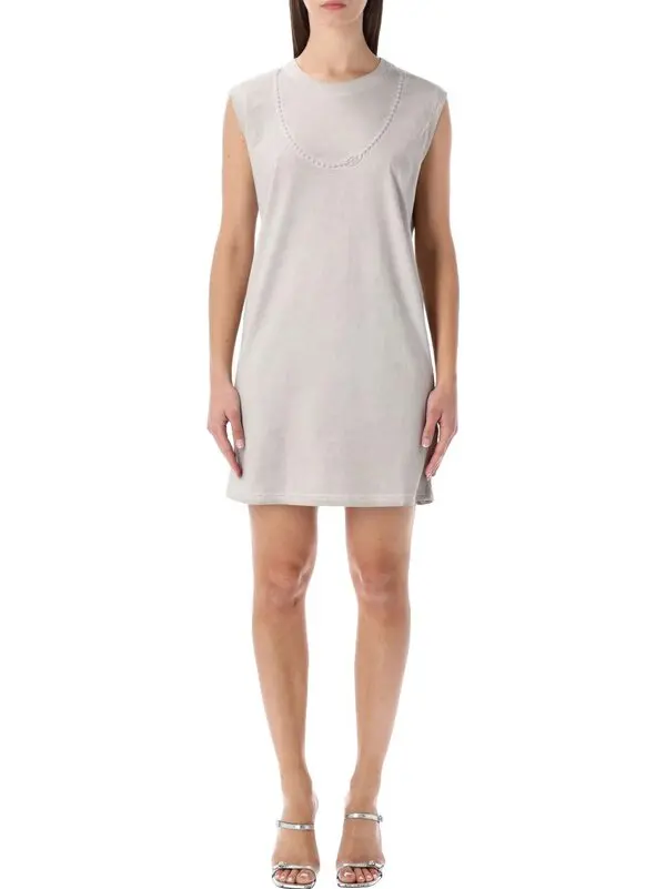 DIESEL® Sleeveless Embellished Dress - Grey