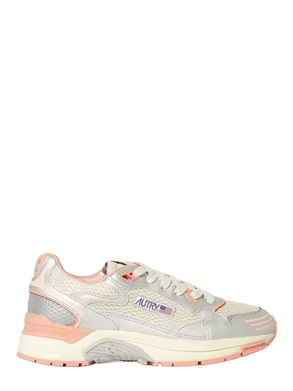 AUTRY Hyperway Mesh And Laminated Rubber Sneakers - Grey