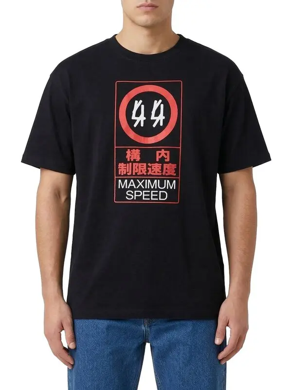 44 LABEL GROUP Maxi Logo Cotton T-shirt - Multicolor