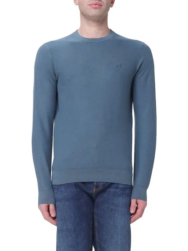 SUN 68 Cotton Crew Neck Pullover - Avion