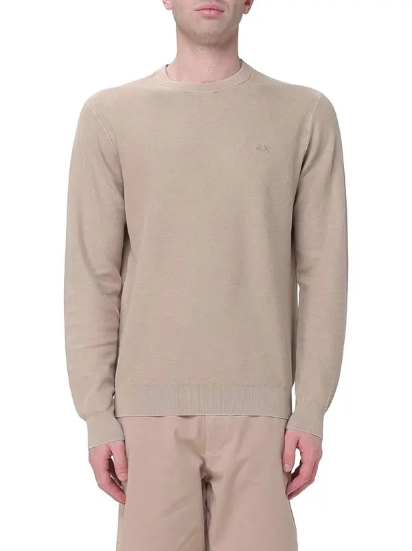SUN 68 Cotton Crew Neck Pullover - Grey