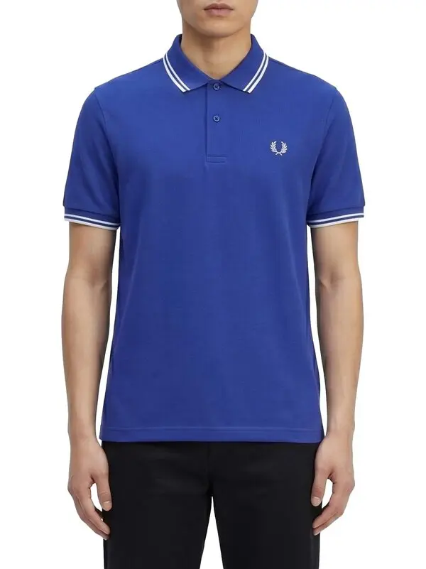 Fred Perry Cotton Polo Shirt With Logo - Avion