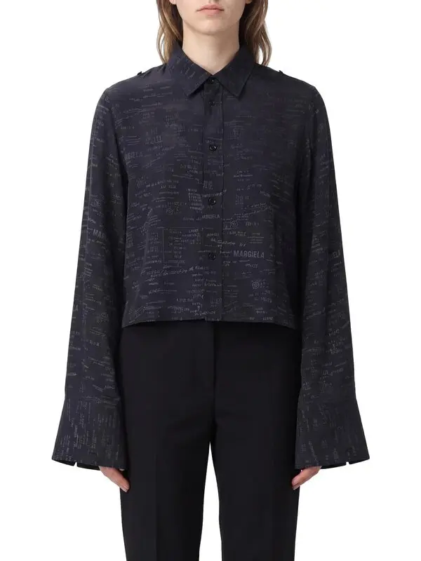MAISON MARGIELA Viscose Blend Shirt - Grey