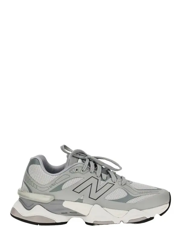 NEW BALANCE 9060 Rubber And Mesh Sneakers - Grey