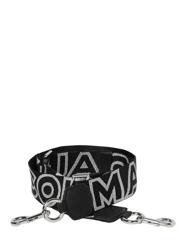 Marc Jacobs Monogrammed Shoulder Strap - Silver
