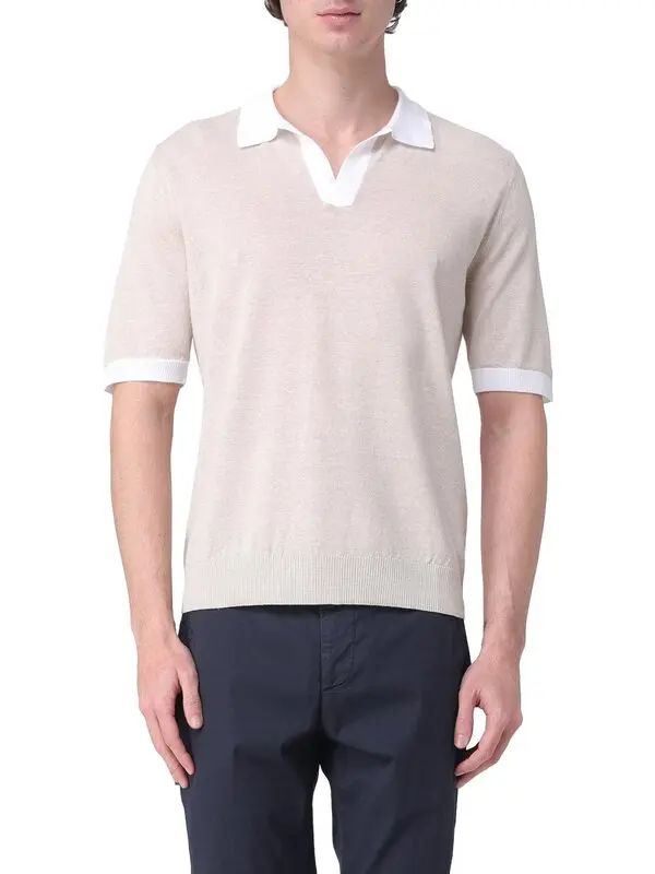 Eleventy Polo Shirt Colour - Sand