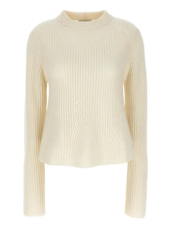 LOU LOU STUDIO Ribbed Knit Jumper - Ivory