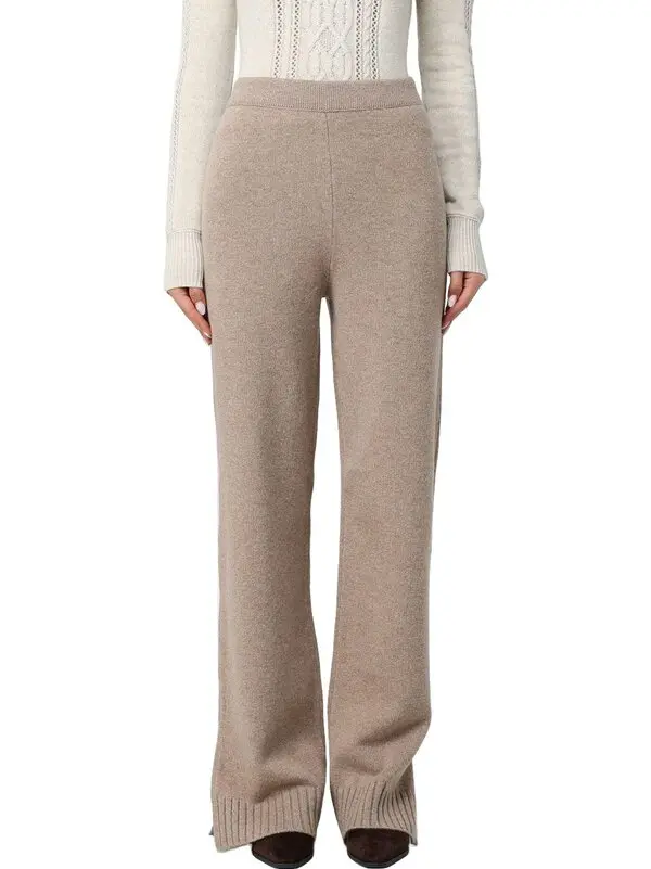 Tory Burch Wide Leg Trousers - Grey