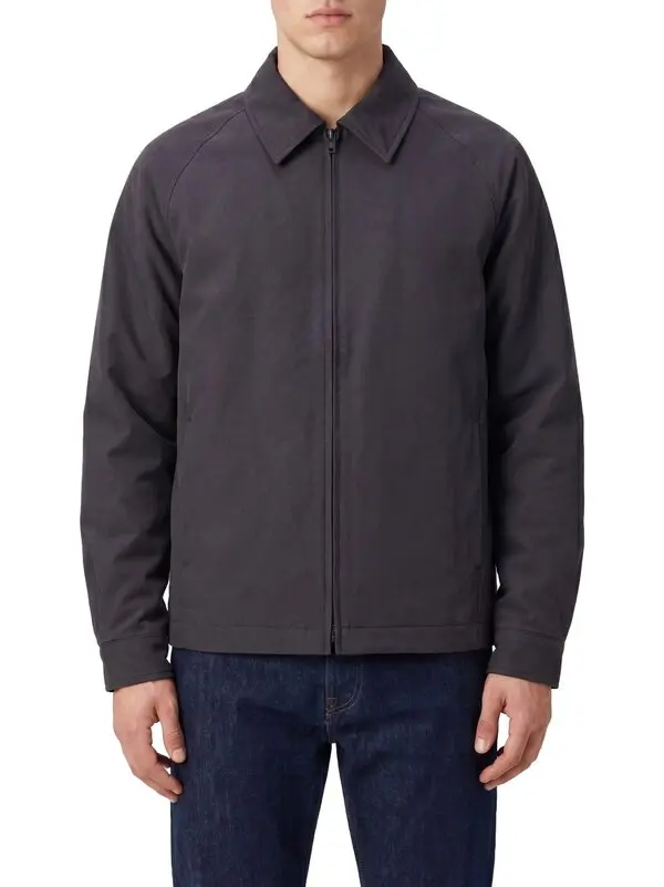 THE ROW Cotton And Cashmere Blend Zip Closure Shirt Jacket - Grey