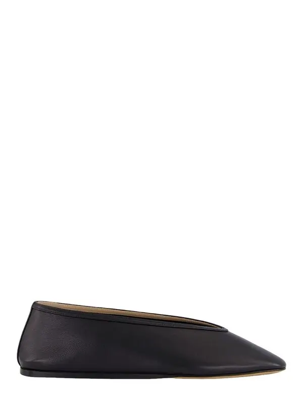 Le Monde Beryl Ballerinas In Leather - Black