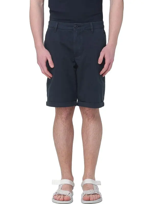 SUN 68 Cotton Chino Shorts - Navy