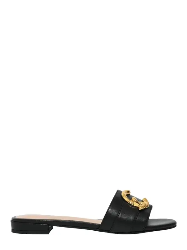 COCCINELLE C-me Leather Mules - Black