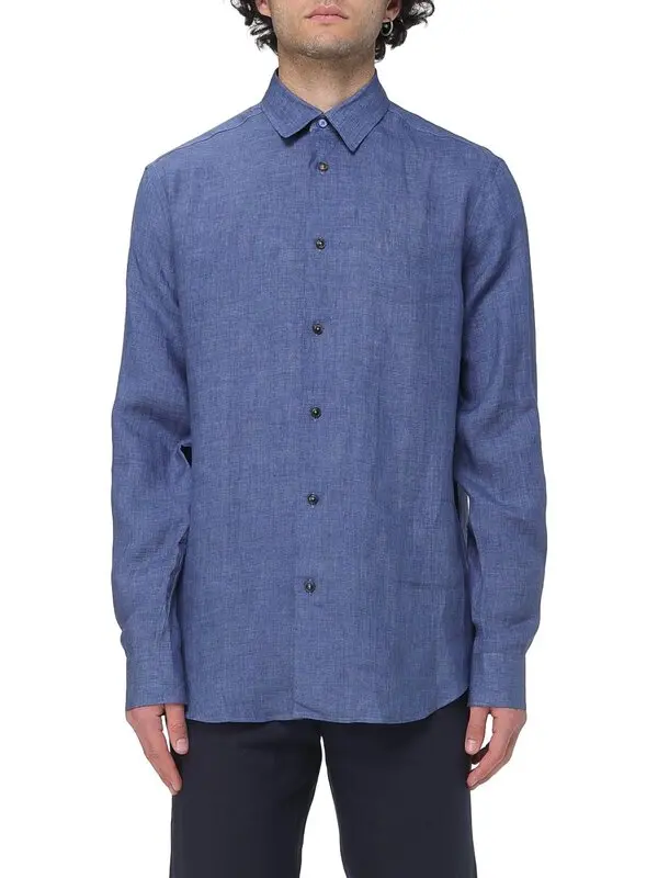 Paul Smith Linen Shirt - Blue