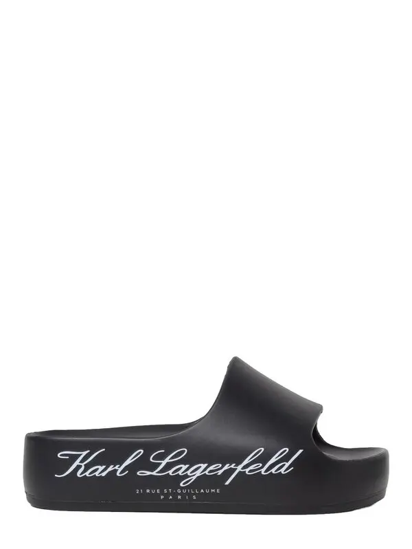 Karl Lagerfeld Platform Sandals - Black