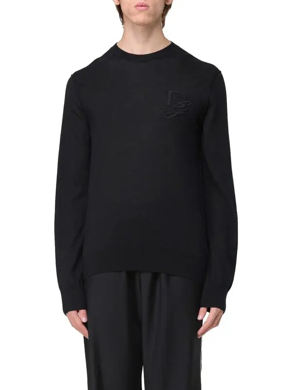 Dolce & Gabbana Crew Neck Jumper - Black