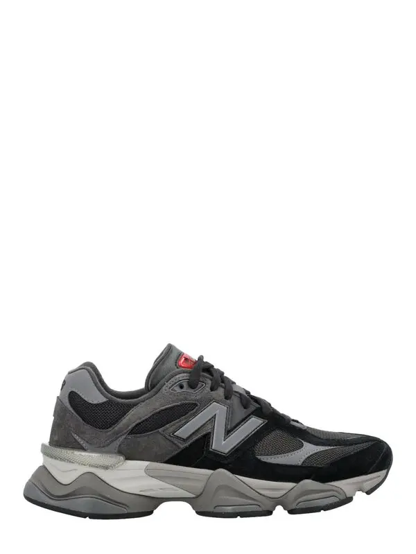 NEW BALANCE 9060 Suede And Mesh Low Top Sneakers - Black