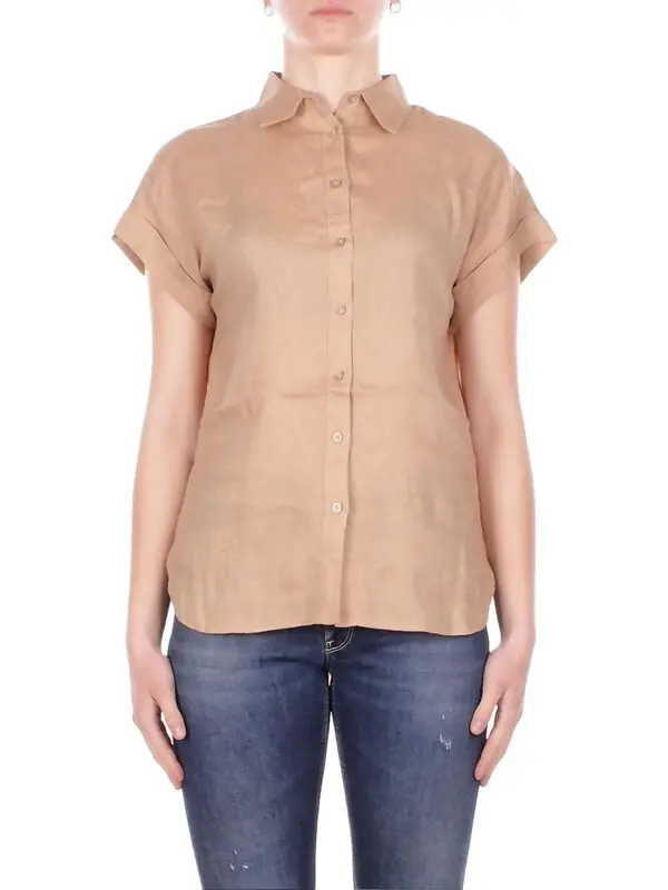 Ralph Lauren Linen Button-up Shirt - Brown