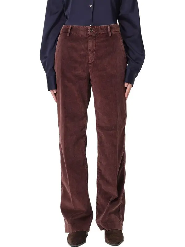 MASON'S Tailored Corduroy Trousers - Brown