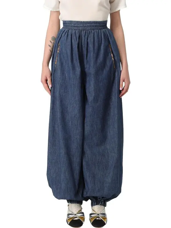 Valentino Garavani Wide Leg Jeans - Blue