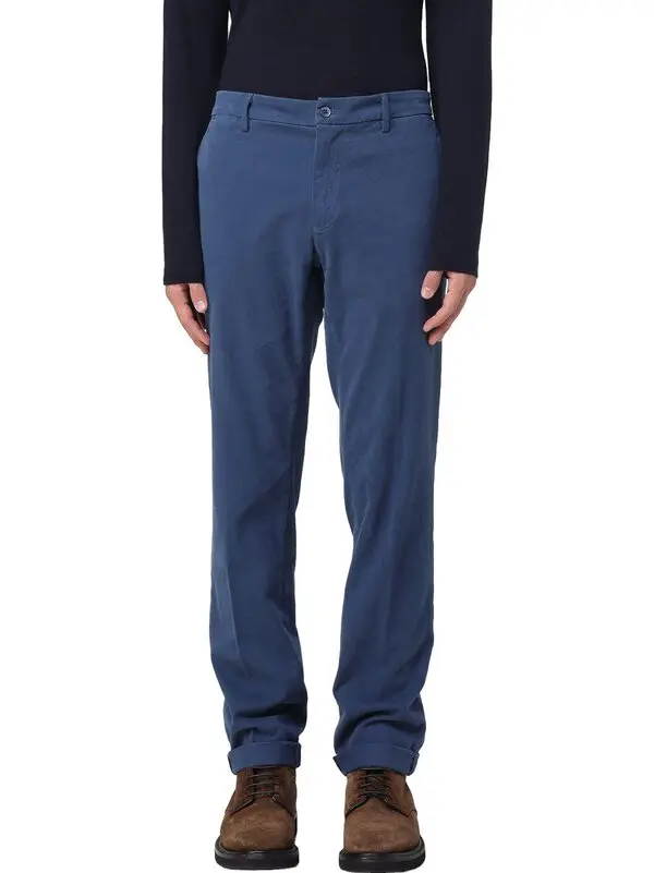 MASON'S Tailored Trousers - Gnawed Blue