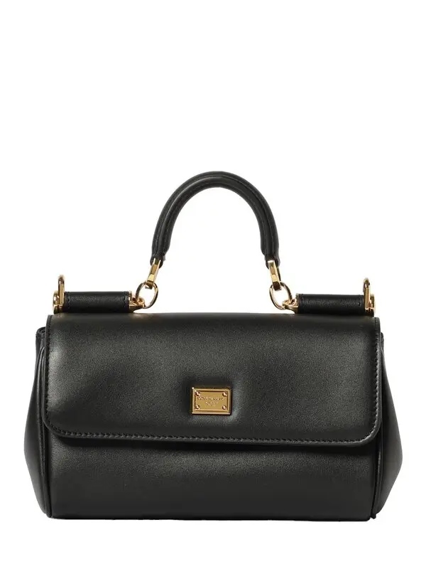 Dolce & Gabbana Top Handle Bag With Shoulder Strap - Black