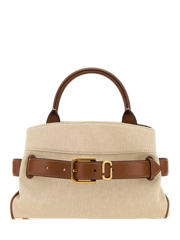 Marc Jacobs The Small Tote Bag In Canvas - Beige