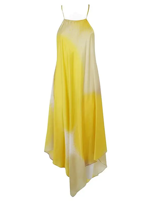 GIANLUCA CAPANNOLO Halterneck Dress - Yellow