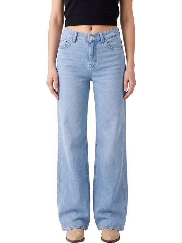 7 For All Mankind Flared Denim Jeans - Blue