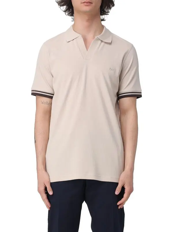 FAY Basic Cotton Polo Shirt - Navy