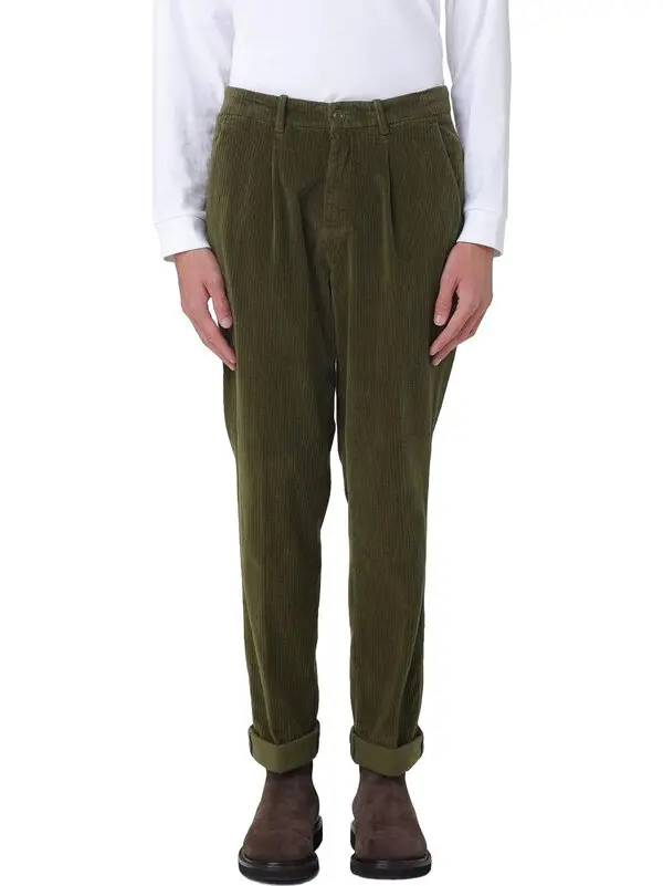 MASON'S Tailored Corduroy Trousers - Green