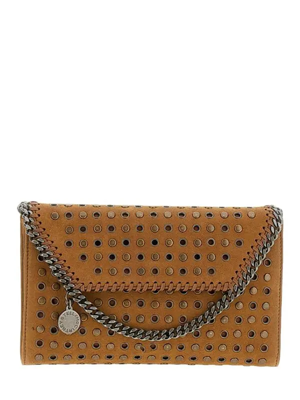 Stella McCartney Falabella Alter Mat Wallet On Chain Mini Bag - Brown