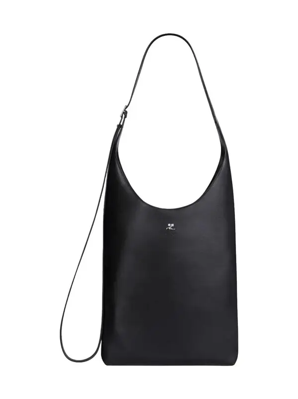 COURREGES Melt Leather Bag - Black