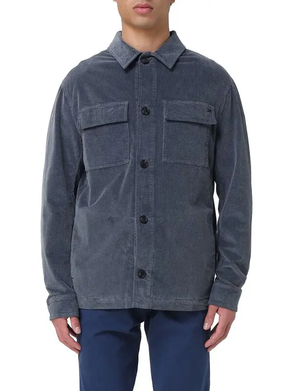 MASON'S Corduroy Shirt Jacket - Grey