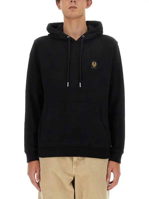 Belstaff Cotton Hoodie - Black