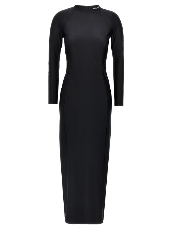 Alexander Wang Long Sleeve Maxi Dress - Black