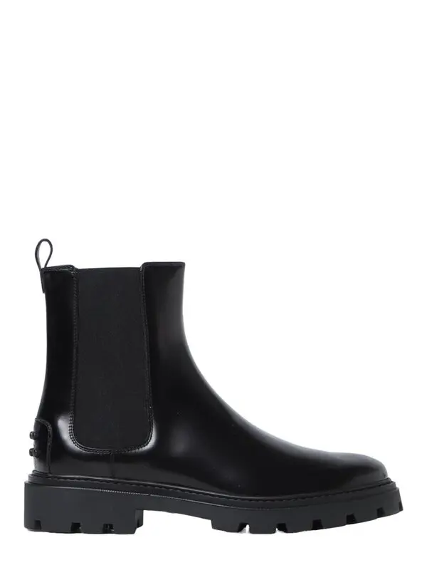 TOD'S Flat Ankle Boots - Black