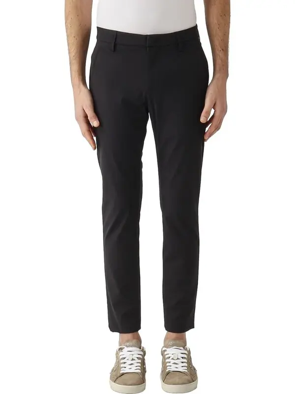 DONDUP Stretch Jersey Slim Fit Trousers - Black
