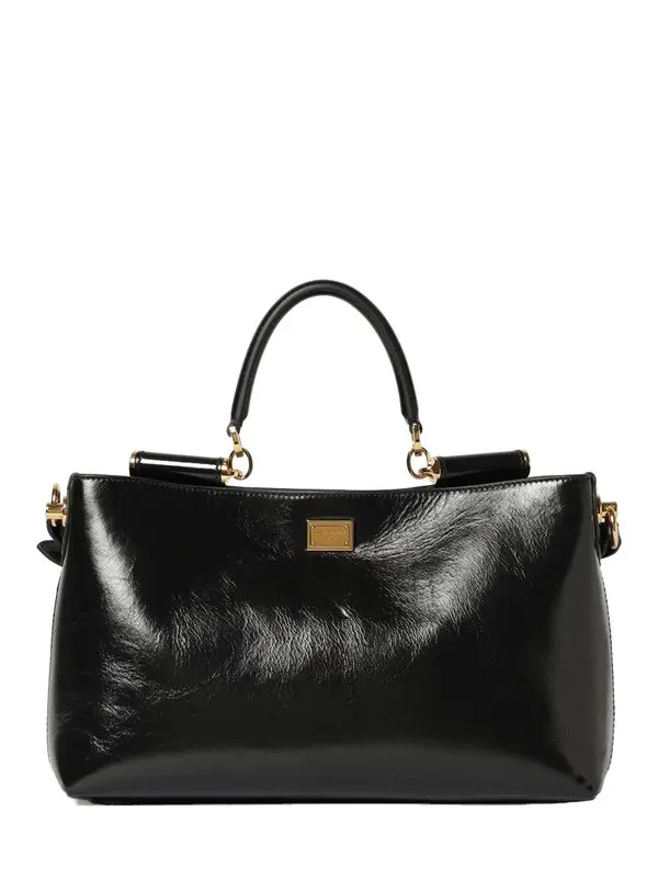 Dolce & Gabbana Top Handle Bag With Shoulder Strap - Black