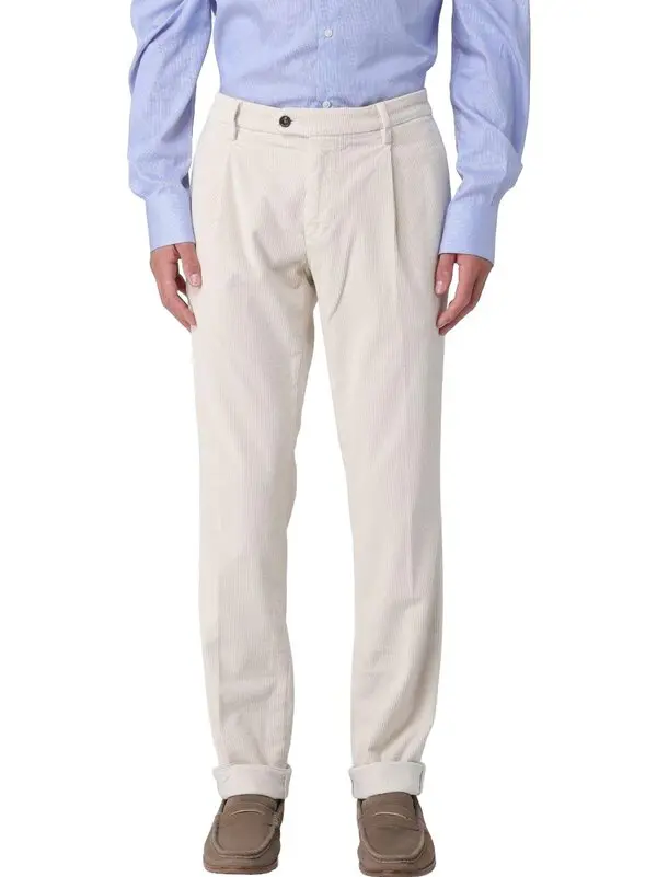 MASON'S Corduroy Trousers - White