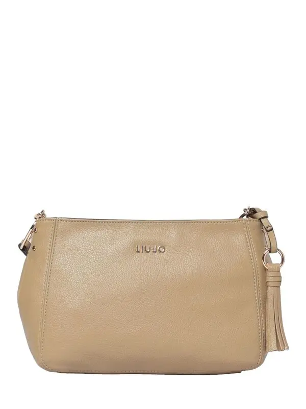 Liu Jo Grained Faux Leather Crossbody Bag - Green