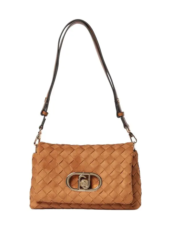 Liu Jo Woven Faux Leather Lapuffy Bag - Brown