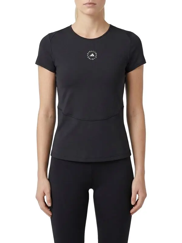 Adidas By Stella McCartney Stretch Technical Fabric T-shirt - Black