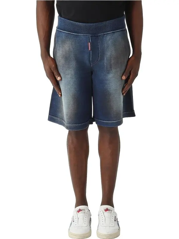 Dsquared2 Cotton Shorts - Denim