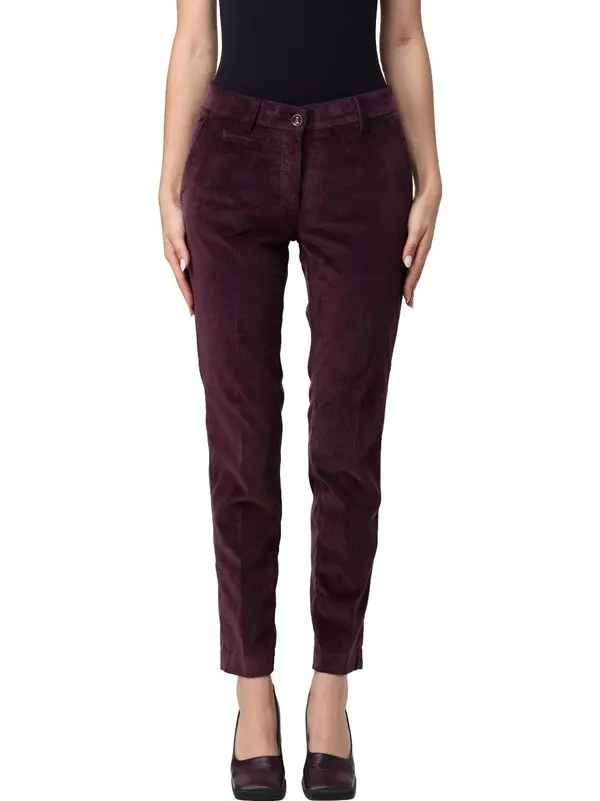 MASON'S Tailored Trousers - Plum