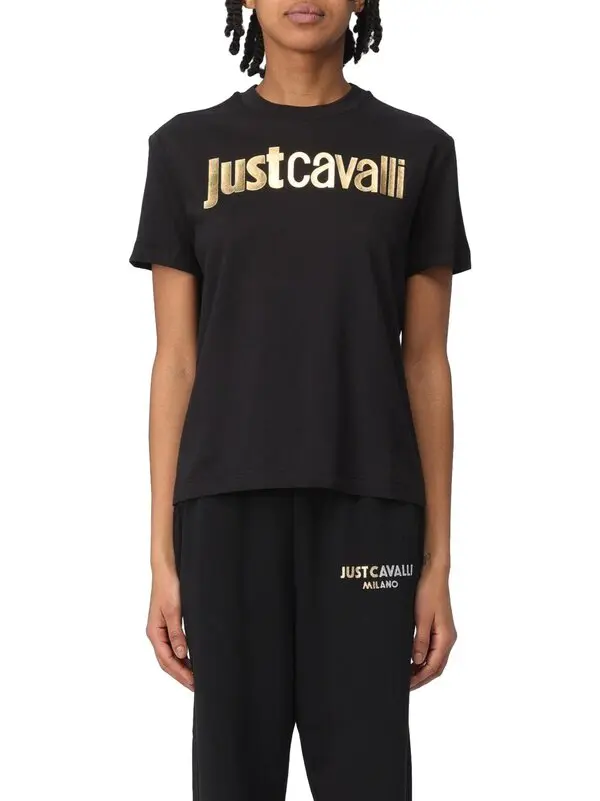 Just Cavalli Logo T-shirt - Black