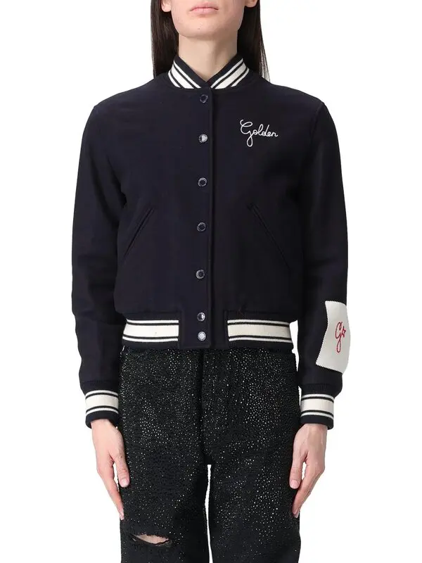 GOLDEN GOOSE Bomber Jacket - Blue