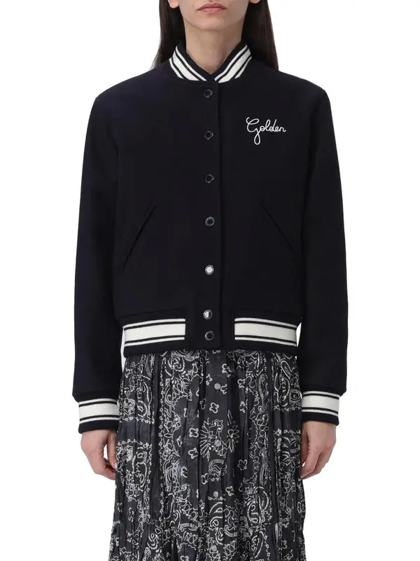 GOLDEN GOOSE Varsity Jacket - Blue