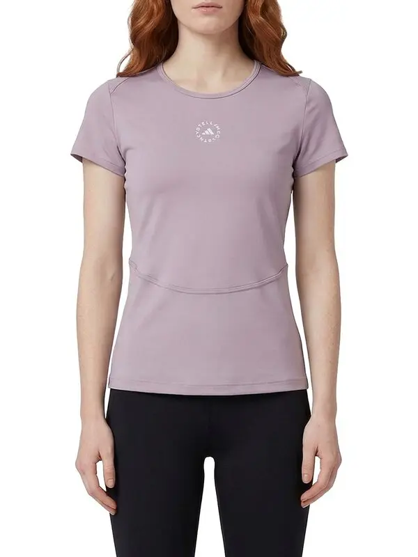 Adidas By Stella McCartney Stretch Technical Fabric T-shirt - Brown