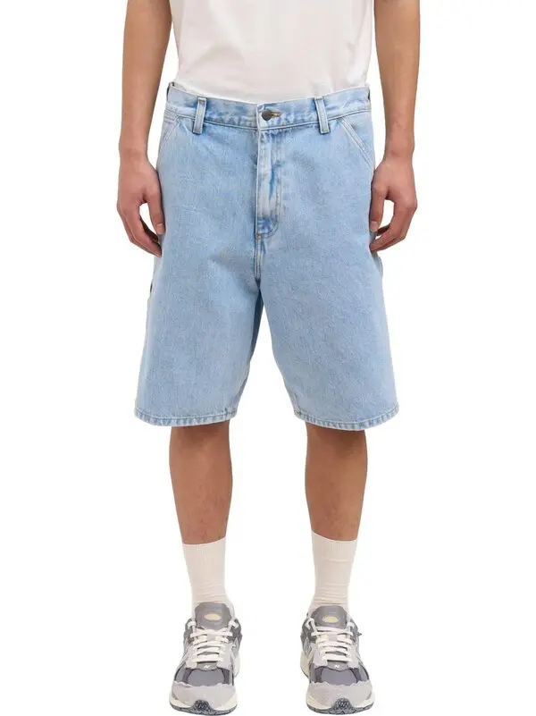 Carhartt Work In Progress Relaxed Fit Denim Shorts - Blue 1