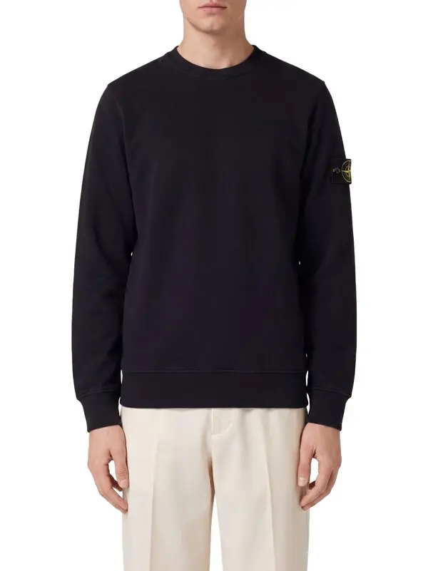 Stone Island Crewneck Sweatshirt - Black